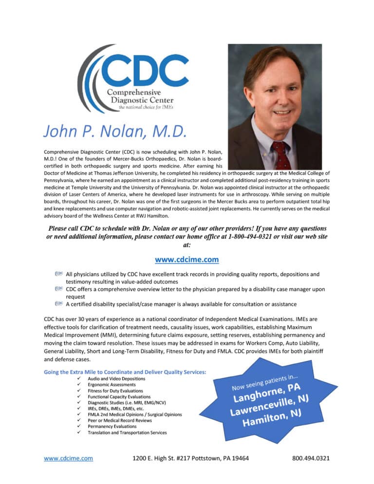 Featured Physician – Comprehensive Diagnostic Center