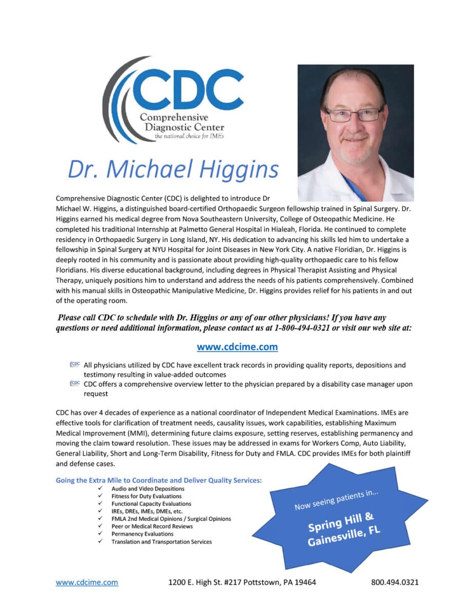 Featured Physician – Comprehensive Diagnostic Center