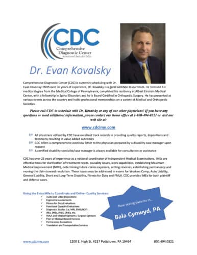 Featured Physician – Comprehensive Diagnostic Center