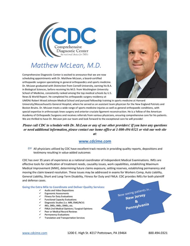 Featured Physician – Comprehensive Diagnostic Center